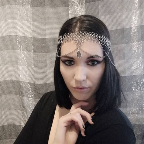 Chainmail Headdress Etsy
