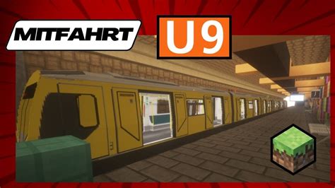 Berlin U9 Mitfahrt In Minecraft Rathaus Steglitz Hansaplatz Youtube