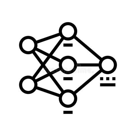 Neural Network Diagram Machine Learning Sign Stock Illustrations 81