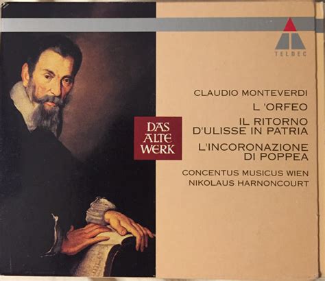 Nikolaus Harnoncourt Claudio Monteverdi Concentus Musicus Wien L
