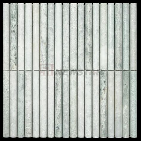 Decoration Living Room Flute Wall Tiles Fashion Curve Fluted Marble