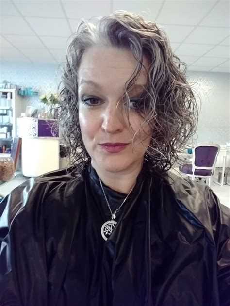 Gray Perm Fashion Grey Hair Perm Gray Lindas Beautiful
