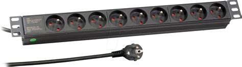 Efb Ek631fr 1 19 Socket Strip 1u 9 Way French At Reichelt Elektronik