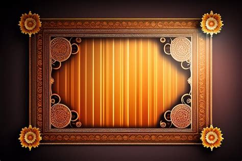 예술이라는 단어가 있는 금색 프레임 무료 사진