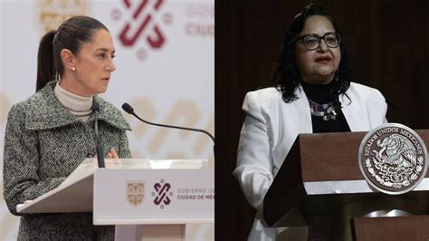 Como AMLO Claudia Sheinbaum también condenó quema de figura de Norma