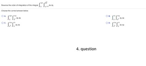 Solved The Iterated Integral Given Below Is The Double