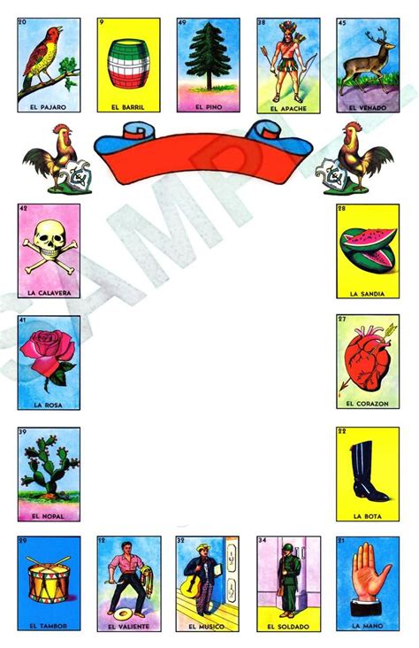 Loteria Cards Printable