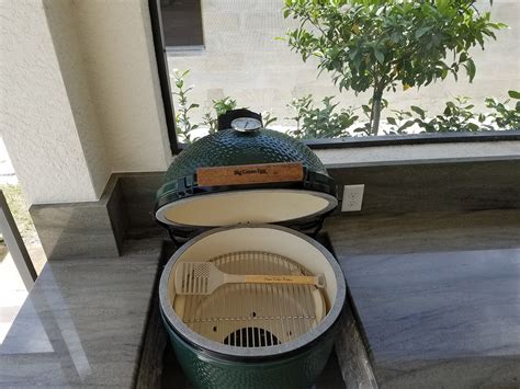 The Big Green Egg Outdoor Kitchen Elegant Outdoor Kitchens