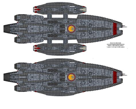 Triton Class Battlestar By Barricade On Deviantart