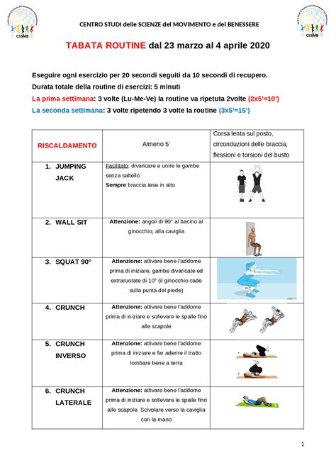 Esercizi Di Educazione Fisica Esercizi Di Educazione Fisica Docsity