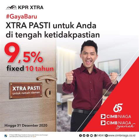 Dalam Ketidakpastian CIMB Niaga Rilis KPR Dengan Bunga Pasti 10 Tahun