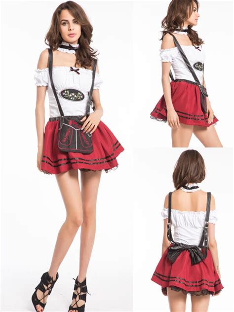 Free Pp 2015 Hot Sexy Women Oktoberfest Beer Carnival Wench Maid