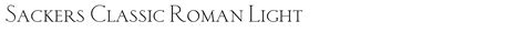 Sackers Classic Roman Font Webfont And Desktop Myfonts