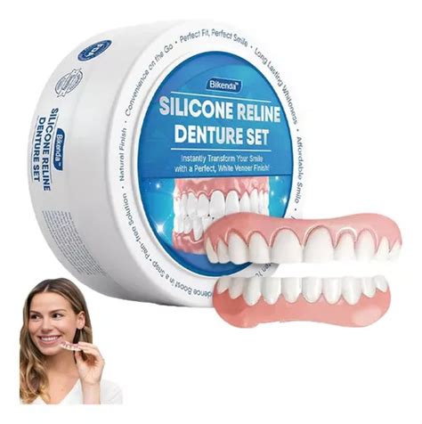 Juego De Dentaduras Bikenda Silicone Reline Dentadura De Si Meses