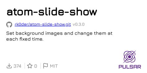 Atom Slide Show