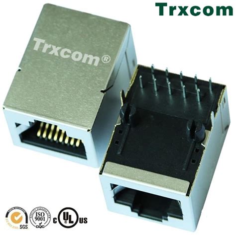 Trje100xcnl 以太网连接器rj45插座 厂家供应 以太网连接器rj45 惠州市泰瑞康电子有限公司销售部
