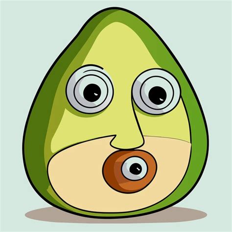 Premium Vector Avocados Hand Drawn Cartoon Sticker Icon Concept