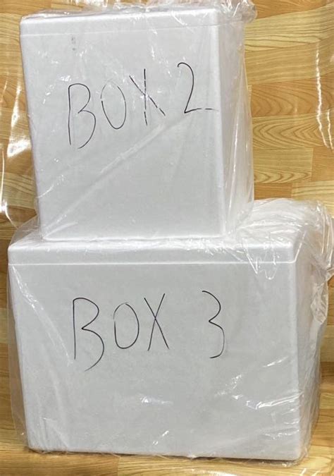 Styro Box White Hobbies And Toys Travel Travel Essentials