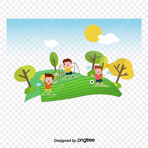 만화 어린이 운동회 삽화 배경 유치원 일러스트 놀이터 클립 아트 경기 삽화 Png 일러스트 및 Psd 이미지 무료 다운로드 Pngtree