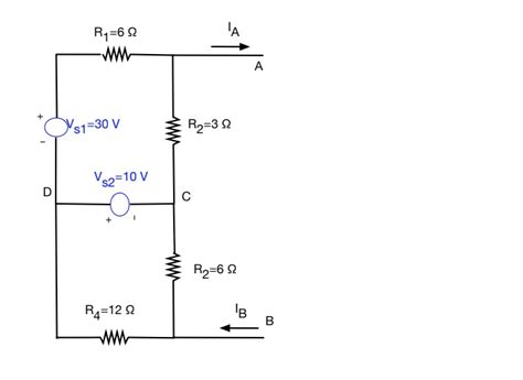 R 6 Vs1 30 V R 3 Vs2 10 V R 6 R 12