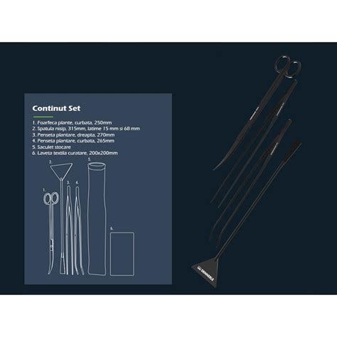 Set Plantare Si Ingrijire Plante Dennerle Scapers Tool Set