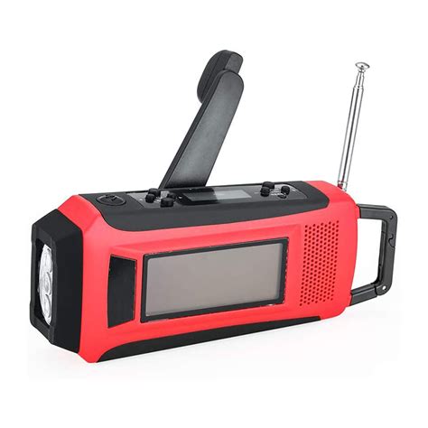 Rádio do tempo Manivela de emergência Auto alimentada AM FM NOAA