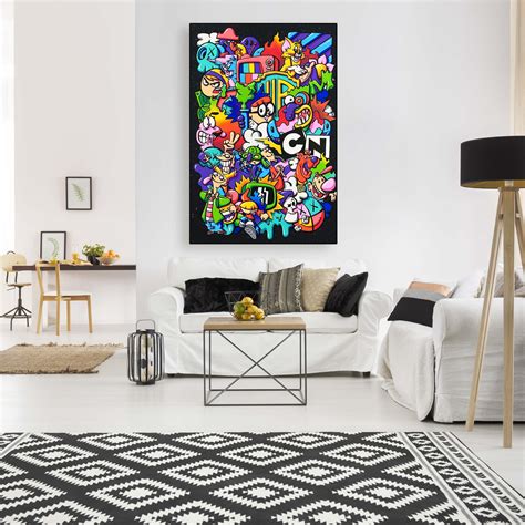 Cartoon Network Doodle Collage Big Wall Décor