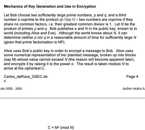 Rsa What Is The Purpose Of Calculating The N Modulus In The