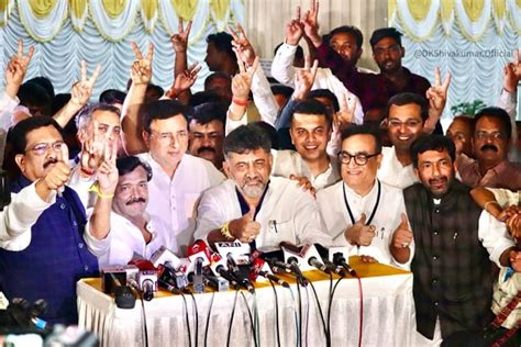 Karnataka Cong Wins 3 Rajya Sabha Seats Bjp Mla Cross Votes For Congress
