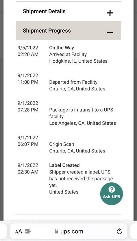 Ups Ground Route R Ups