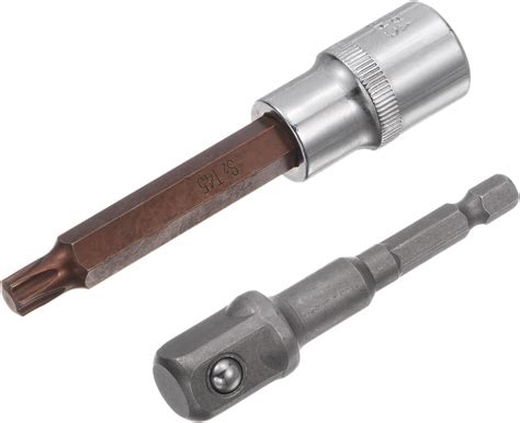 Uxcell T45 Torx Bit Socket 1 2 Square Drive Cr V Sockets