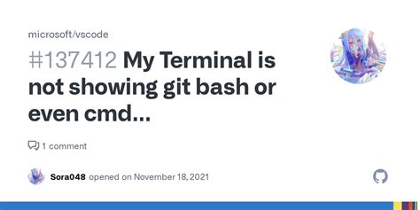 My Terminal Is Not Showing Git Bash Or Even Cmd Issue Microsoft Vscode GitHub
