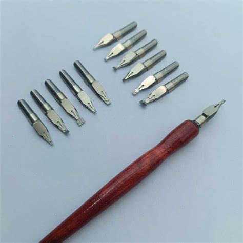 Professional Calligraphy Nibs Set 12pcs With Holder