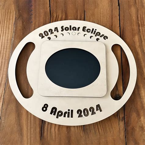 Safe Solar Eclipse Viewer Glowforge Shop