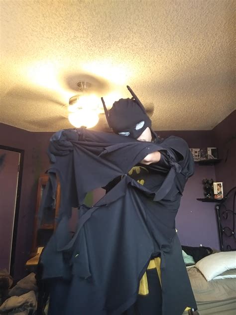New Homemade Batsuit Self Cowl Is Wip Rcosplayers