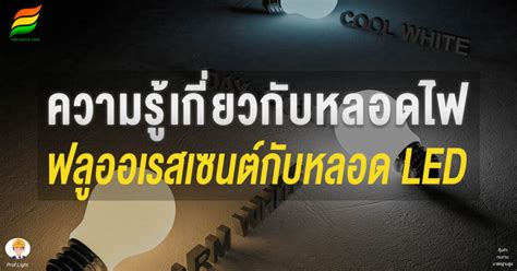 ความรู้เกี่ยวกับหลอดไฟฟลูออเรสเซนต์กับหลอดไฟ Led