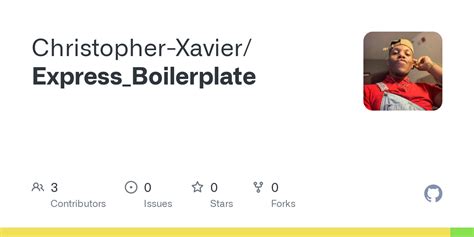 Github Christopher Xavierexpressboilerplate