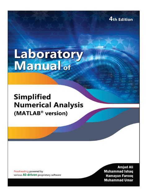 Amjad Ali Sna4 Lab Manual Matlab4 Pdf Significant Figures Computer Science
