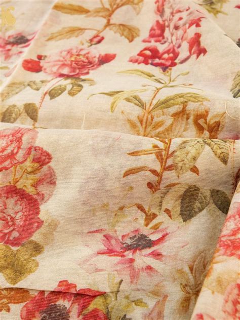Pure Cotton Silk Print Fabric Khinkhwab