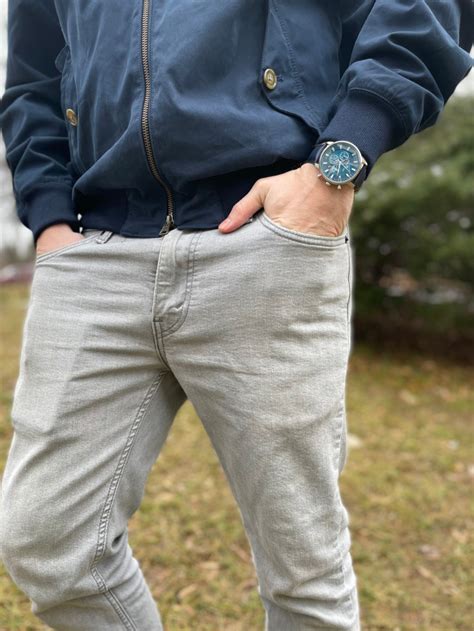 The Chrono X Pacific Navy Leather Donovan Watches