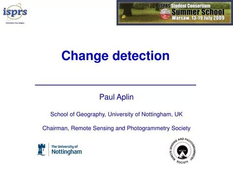 PPT Change Detection PowerPoint Presentation Free Download ID 4641021