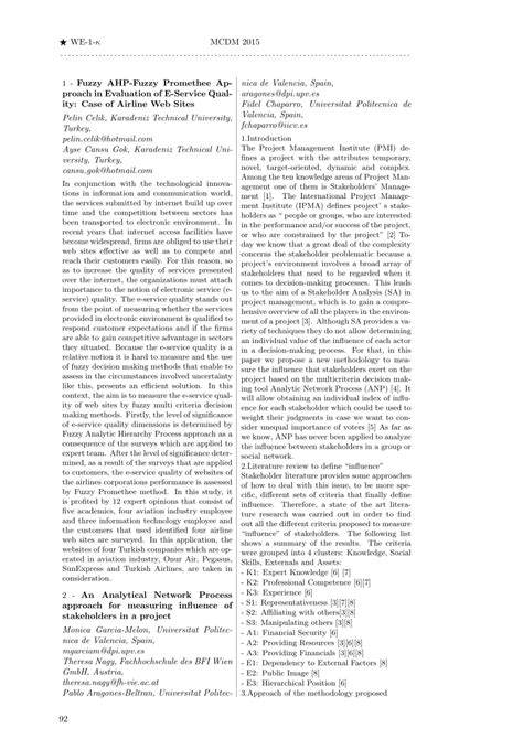 Pdf Fuzzy Ahp Fuzzy Promethee Approach In Evaluation Of E Service