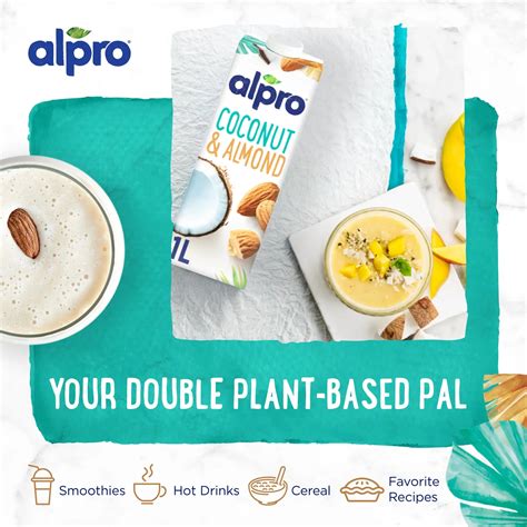 Alpro Coconut Almond Drink 1l 100 Plant Based And Gluten And Dairy Fre