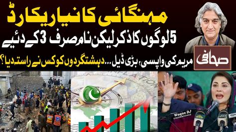 Inflation Breaks Another Record Sahafi Matiullah Jan Full Program