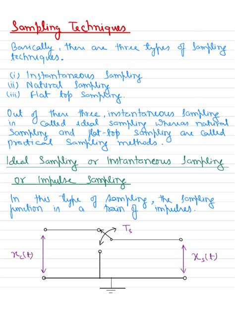 Sampling Technique Pdf Sampling Signal Processing Capacitor