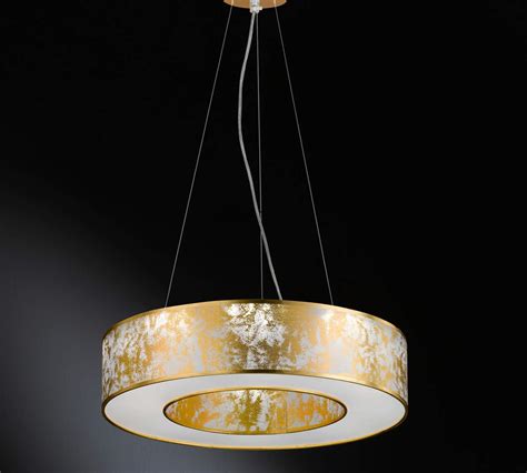 1 Flammige Led Pendelleuchte Kunststoff Eisen Weiß Gold Wofi Cocoli