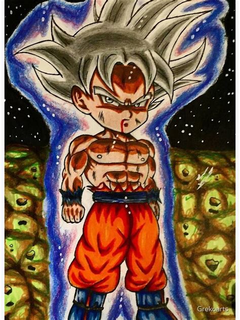 Chibi Goku Ultra Instinto Kii By Jaredsongohan Personajes De Dragon