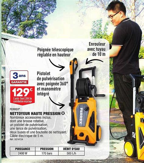 Promo Ferrex Nettoyeur Haute Pression Chez Aldi Icataloguefr