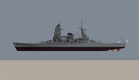 Number 13 Class Battleship 1940s Modernization Minecraft Map
