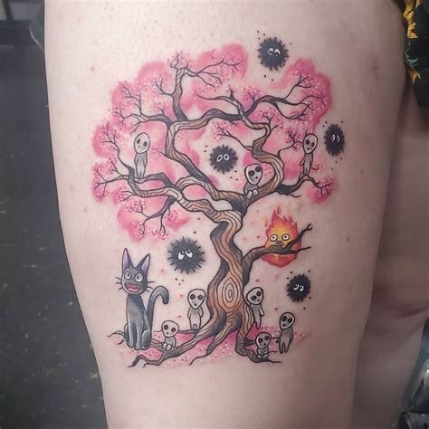 55 Outstanding Princess Mononoke Tattoo Ideas Tatoeage Ideeën Tatoeage